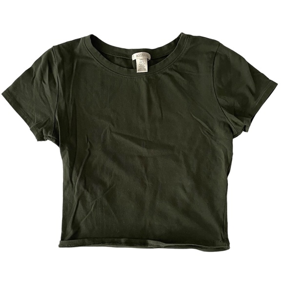 Tilly's | Tops | Army Green Fitted Crop Top From Tillys | Poshmark